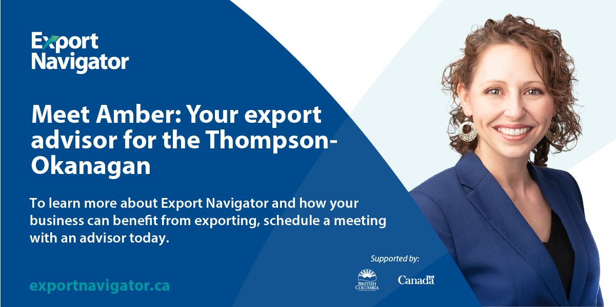Meet Amber: Export Advisor For Businesses In Thompson-Okanagan - Export ...