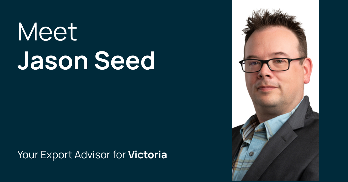 Meet Jason Seed: Export Advisor for Victoria - Export Navigator